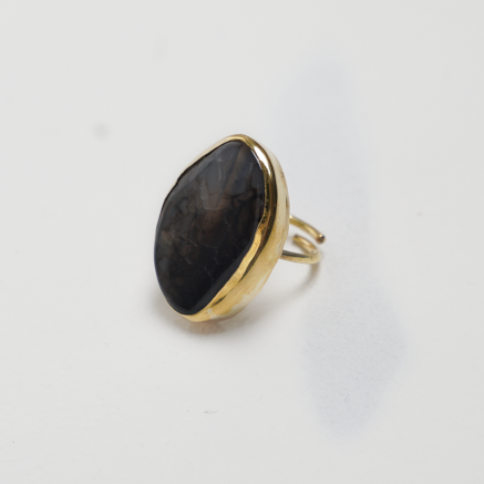 Peachyplum Agate Ring Med – The Space SA